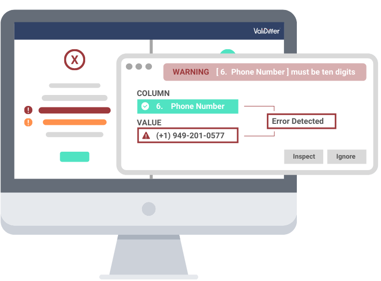 ValiDiffer No Code Data Onboarding Leading Data Differencing 